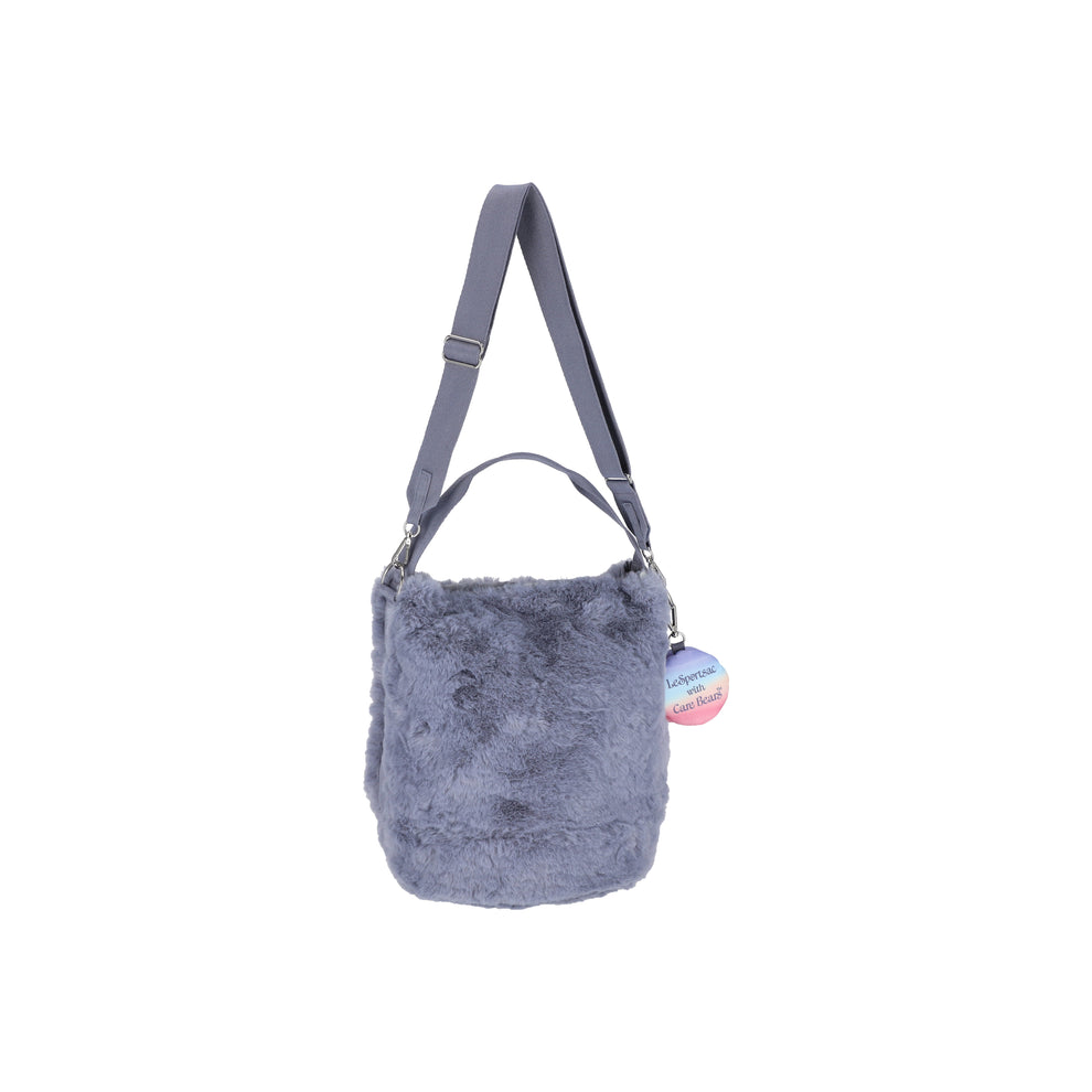 Convertible Bucket Bag Care Bears Fuzzy Gray|LeSportsac Singapore ...